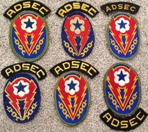 ADSEC / Advance Section WW2 patches and many variants - ARMY AND USAAF ...
