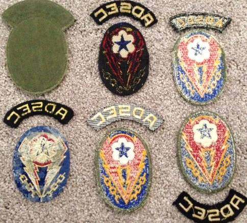 ADSEC / Advance Section WW2 patches and many variants - ARMY AND USAAF ...