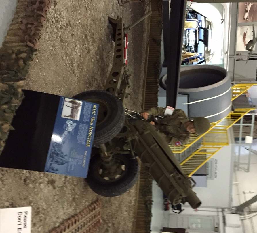 75mm Pack Howitzer restoration at the Air Mobility Command Museum ...