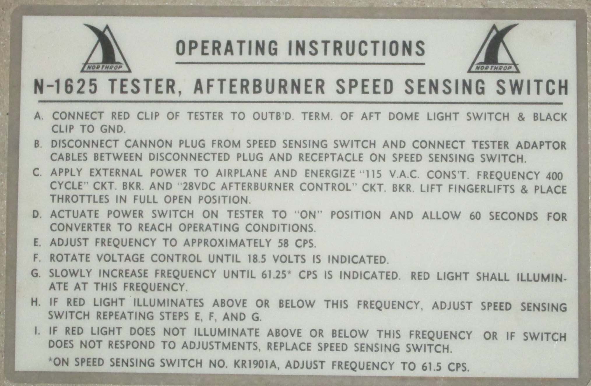 Northrup test set - MILITARY AIRCRAFT & AVIATION - U.S. Militaria Forum
