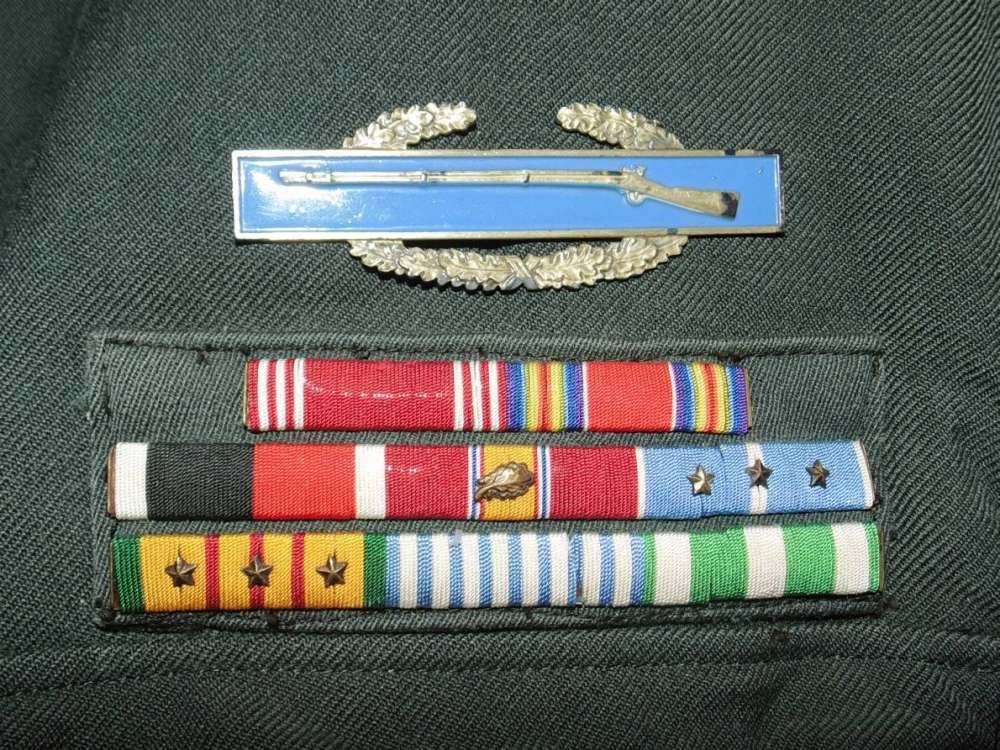 3 War Veteran Custom Ribbon Bar - MEDALS & DECORATIONS - U.S. Militaria ...