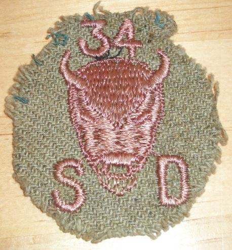 World War One 34th Division Patch - ARMY AND USAAF - U.S. Militaria Forum