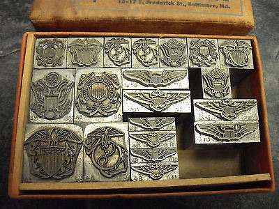 WWII Era Handy Box Baltimore Type Military Insignia - MISC MILITARIA ...