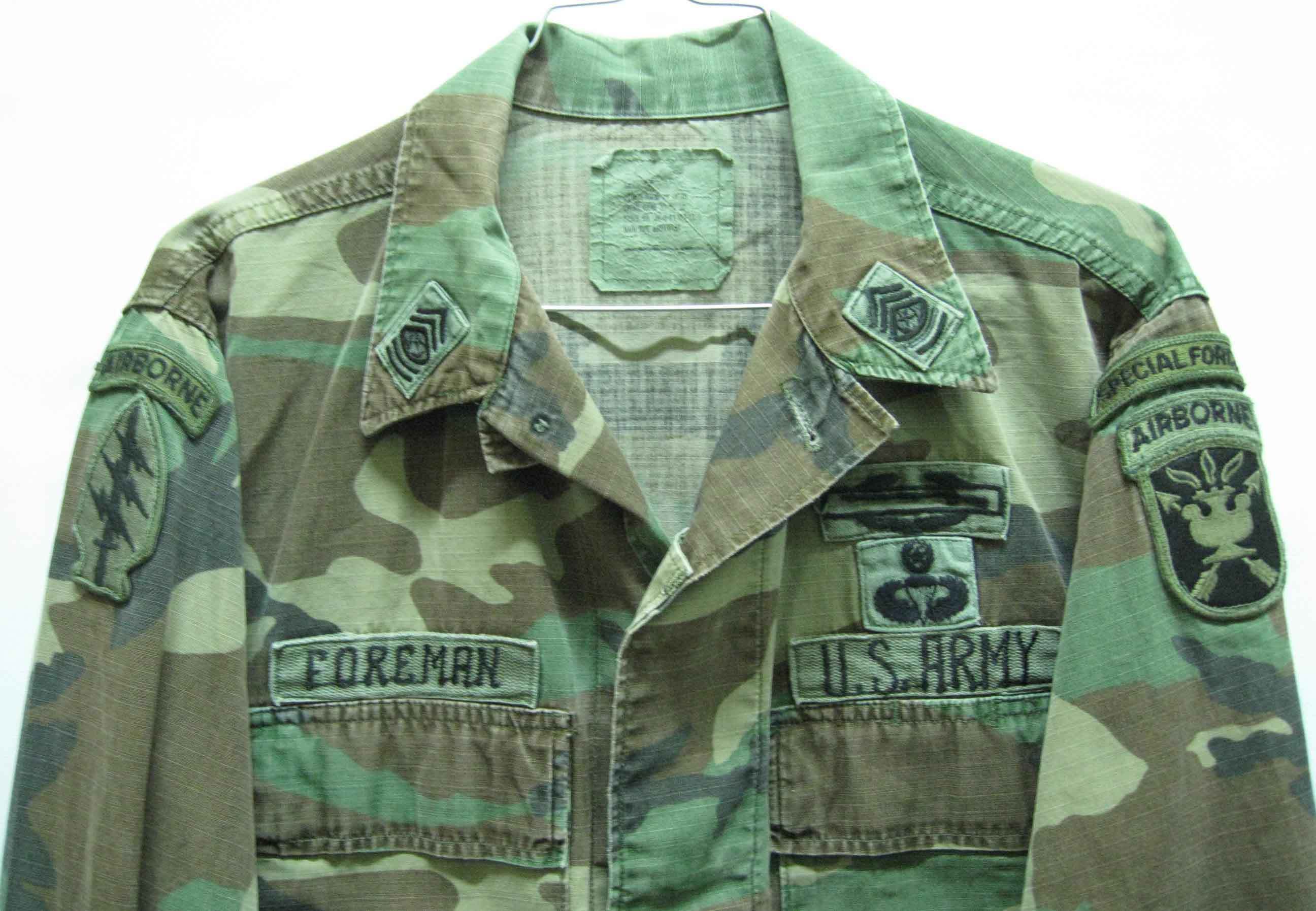 CSM Forrest K. Foreman 1st SFOD-Delta (Delta Force)-Uniforms, Medals ...