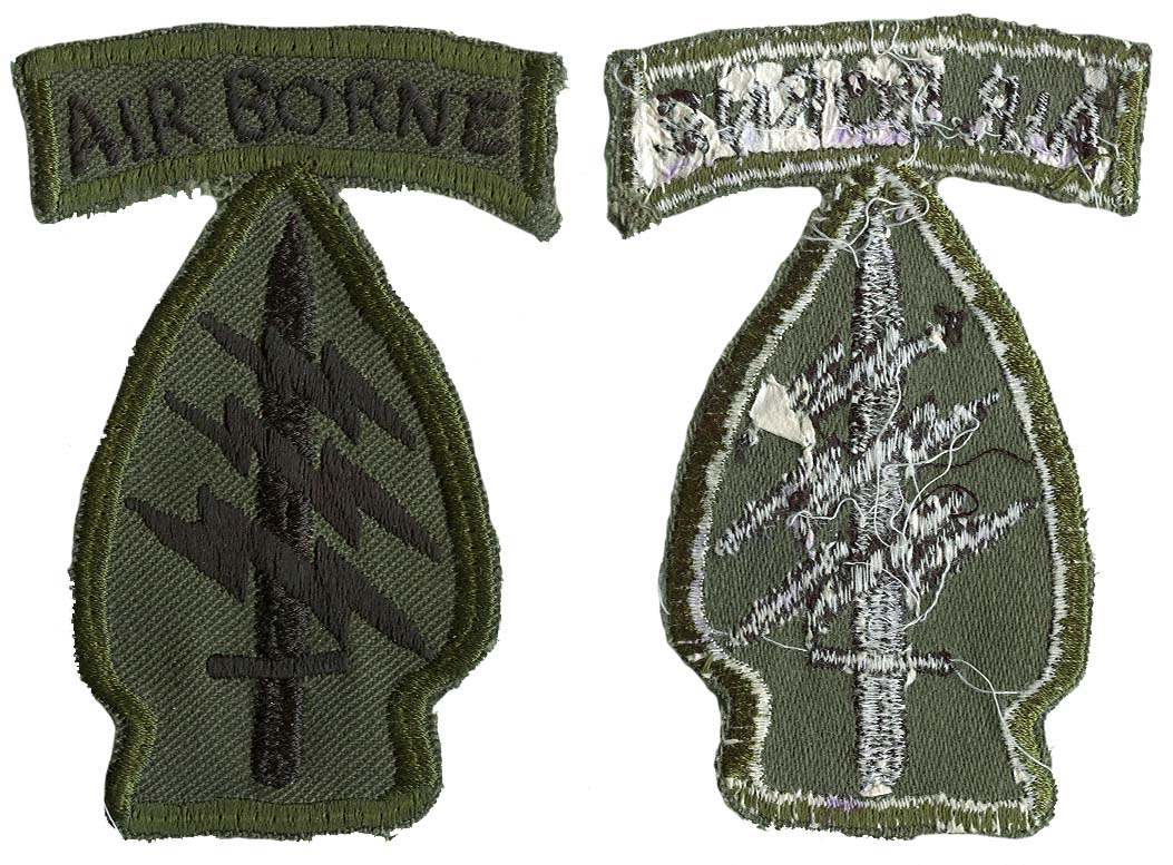 UNITED STATES ARMY SPECIAL FORCES SSI - ARMY AND USAAF - U.S. Militaria ...