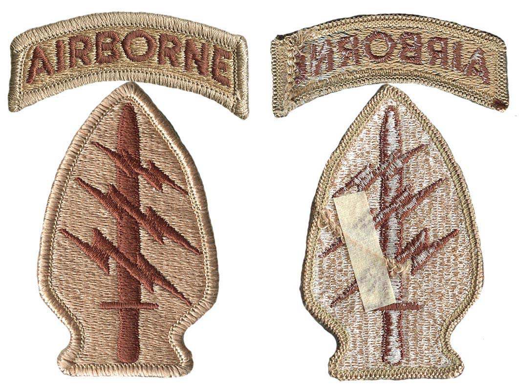 UNITED STATES ARMY SPECIAL FORCES SSI - ARMY AND USAAF - U.S. Militaria ...