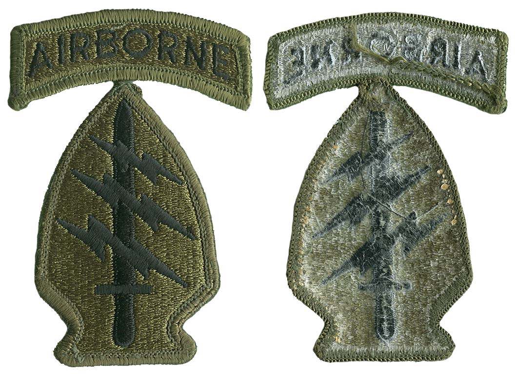 UNITED STATES ARMY SPECIAL FORCES SSI - ARMY AND USAAF - U.S. Militaria ...