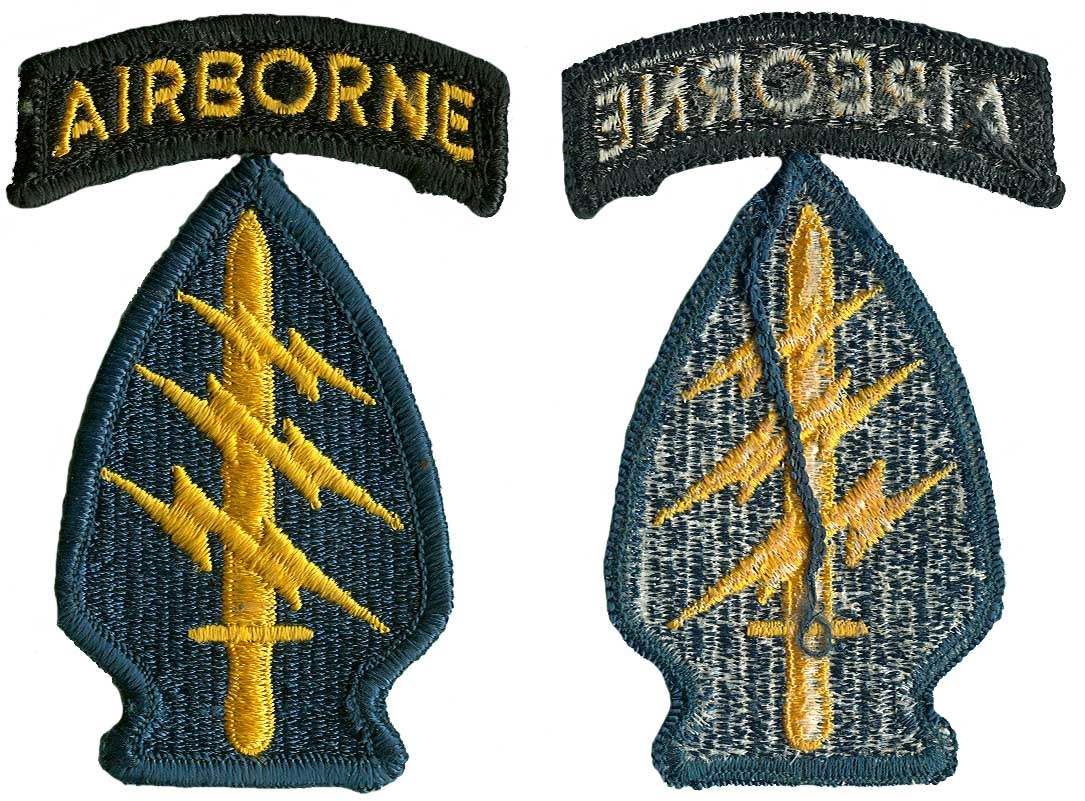 UNITED STATES ARMY SPECIAL FORCES SSI - ARMY AND USAAF - U.S. Militaria ...