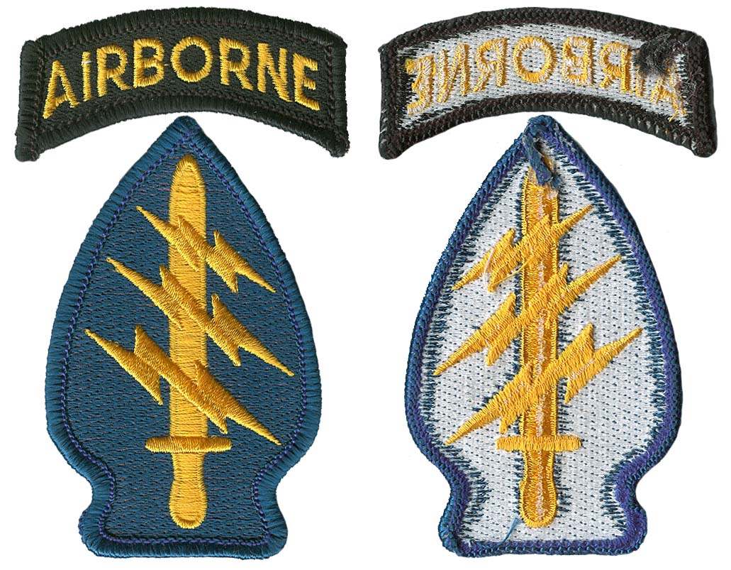 UNITED STATES ARMY SPECIAL FORCES SSI - ARMY AND USAAF - U.S. Militaria ...