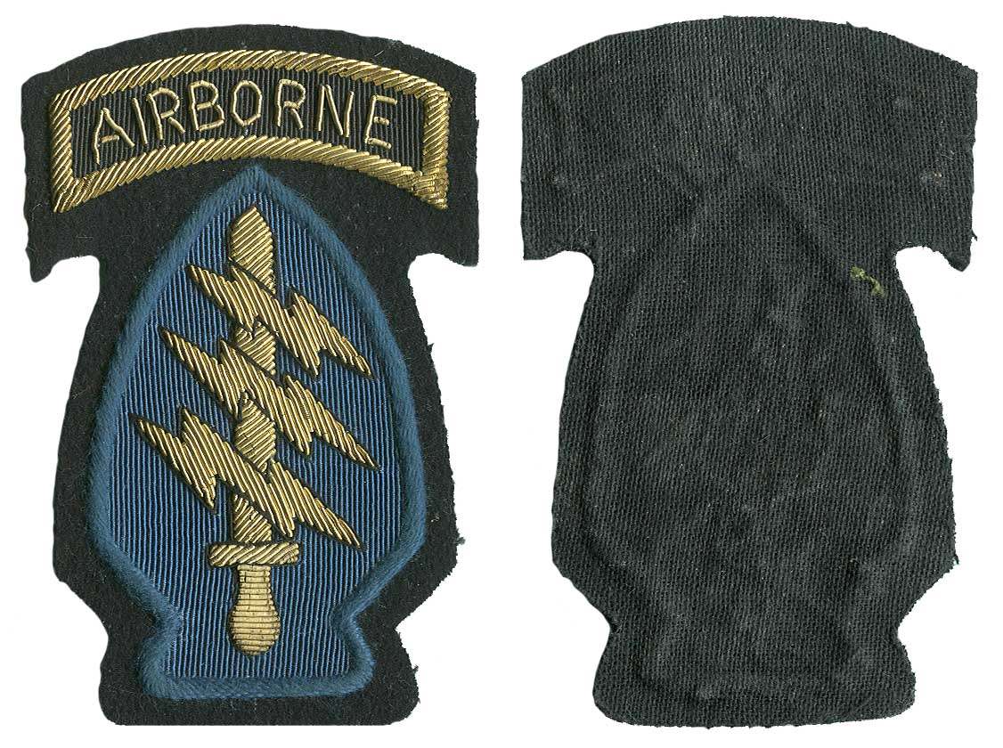 UNITED STATES ARMY SPECIAL FORCES SSI - ARMY AND USAAF - U.S. Militaria ...