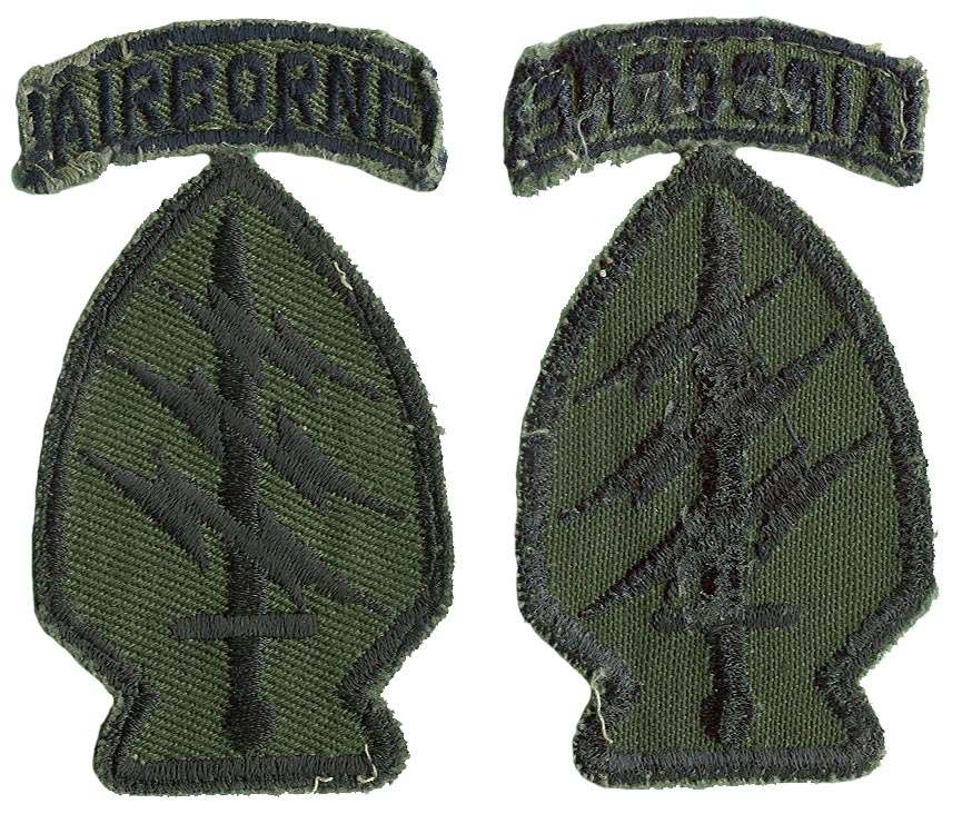 UNITED STATES ARMY SPECIAL FORCES SSI - ARMY AND USAAF - U.S. Militaria ...