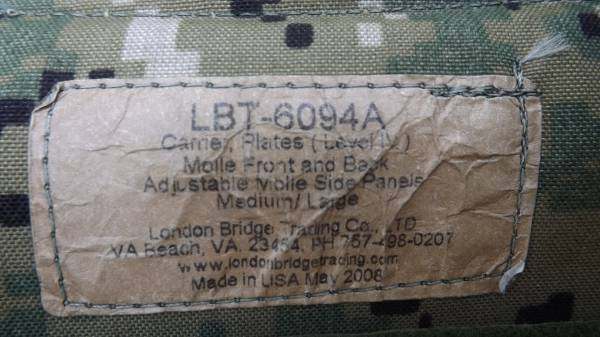 Question about London Bridge LBT 6094 Plate carriers - FIELD & PERSONAL ...