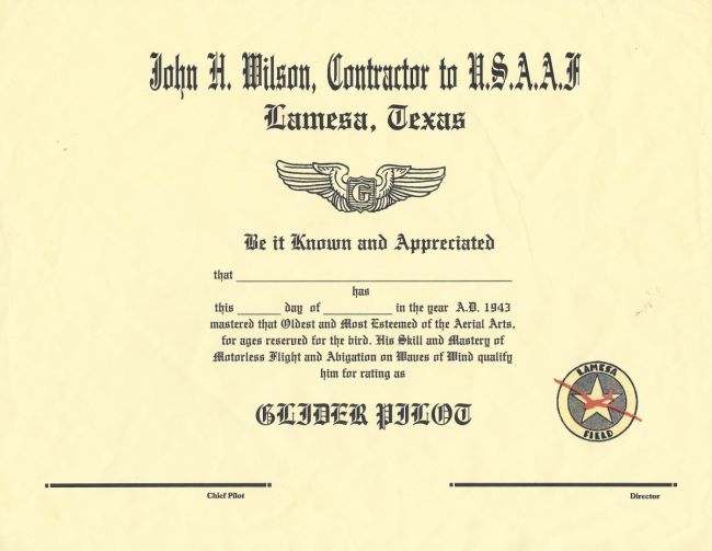 WW2 Glider Training Detachment patch - LaMesa Field, Texas - ARMY AND ...