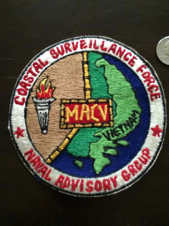 Coastal Surveillance Force MACV Patch - NAVY, COAST GUARD AND OTHER SEA ...