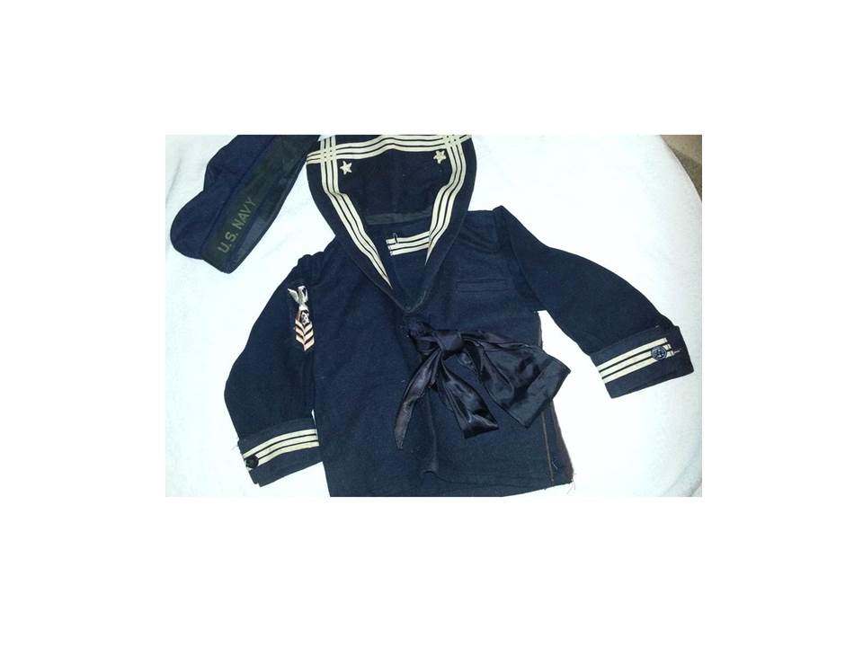 Child's WW2 Navy Uniform - HOMEFRONT & THE WAR EFFORT - U.S. Militaria ...
