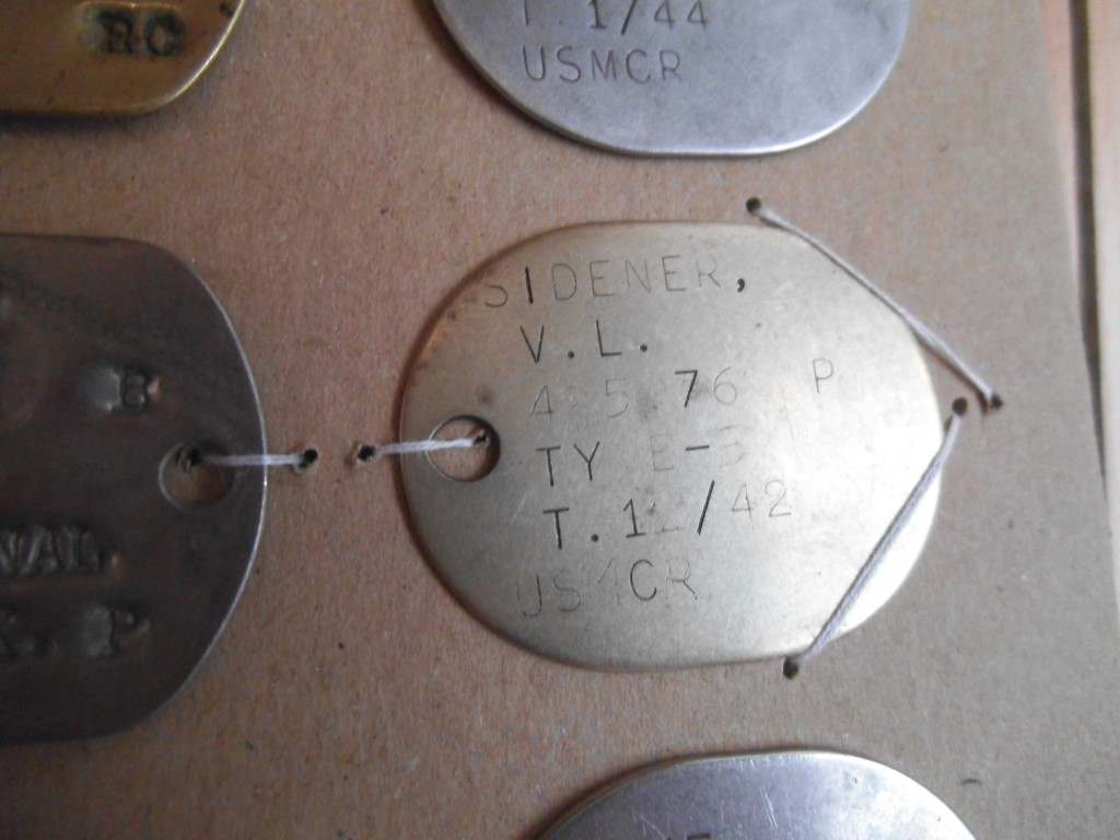 Dog Tag Display - IDENTITY ITEMS (DOG TAGS, BRACELETS, ETC) - U.S ...