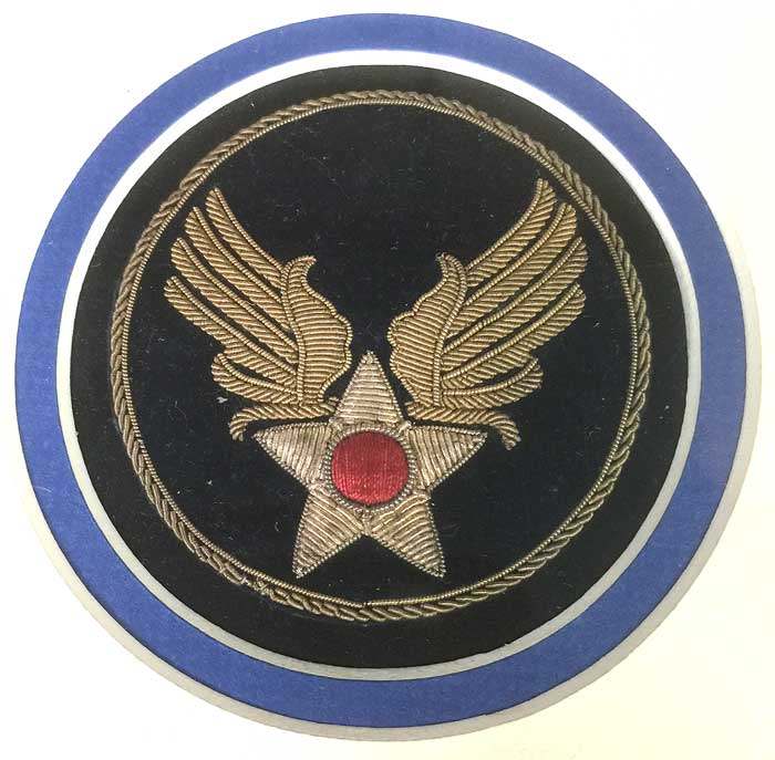 375th Bombardment Sq. CBI leather & bullion patches - ARMY AND USAAF ...