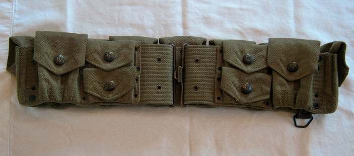 M1909 Mounted Cartridge Belt. - (1898-1916) SPANISH AMERICAN WAR, BOXER ...