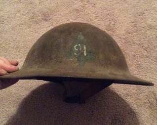 WWI Helmet With 91st division Insignia - M1917 & M1917A1 HELMETS - U.S ...
