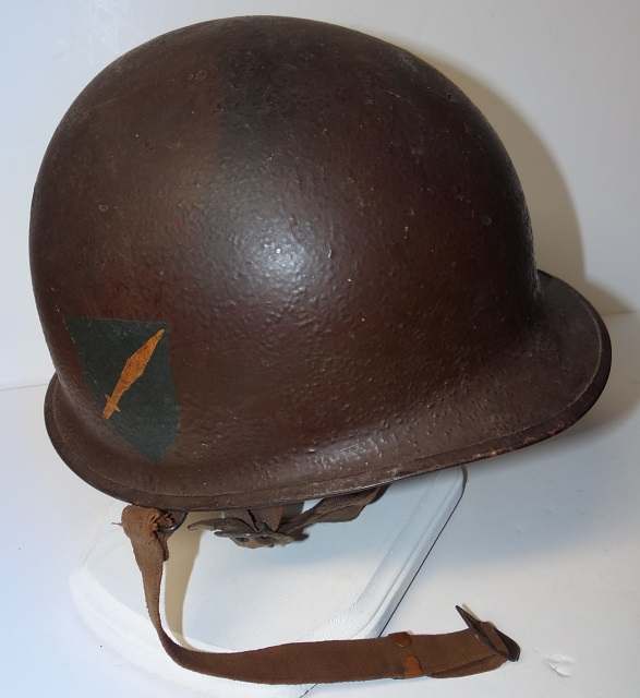 THRIFT STORE FIND 504th PIR MARKED M1C HELMET - M-1; M-1C & M-2 HELMETS ...