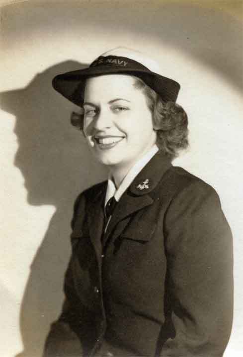 Storekeeper Second Class Jane K. Evans, U S N R, WW2 - WOMEN'S SERVICES ...