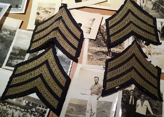 Is this Pre-WWII US or Theater-Made? Odd Cross-stitched Sergeant - ARMY ...