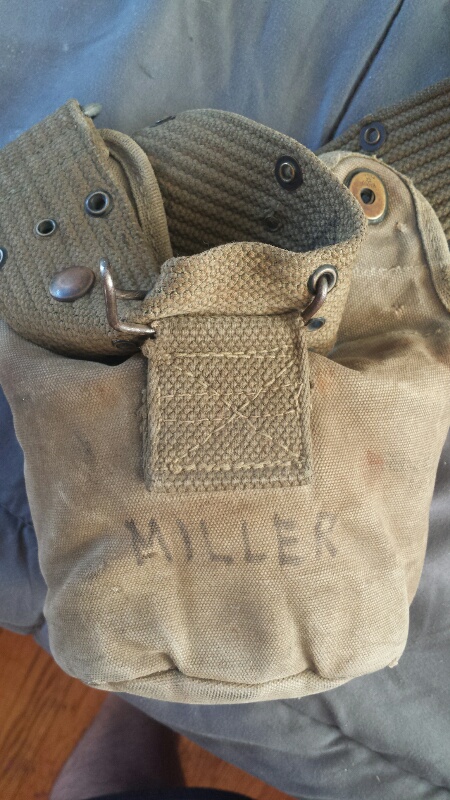 Canteen cover with "klik it pull" fasteners - FIELD & PERSONAL GEAR ...