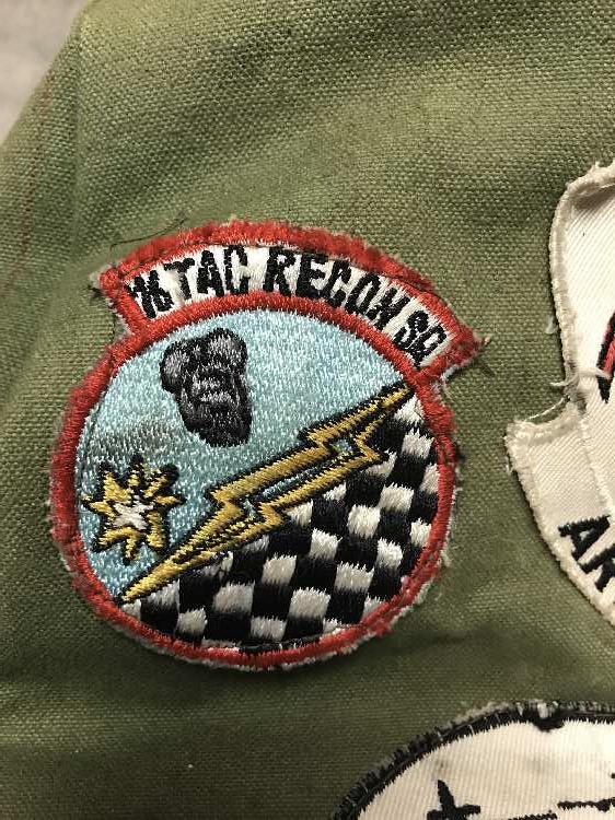 16th Tactical Recon Squadron - another patch covered bag - AIR FORCE ...