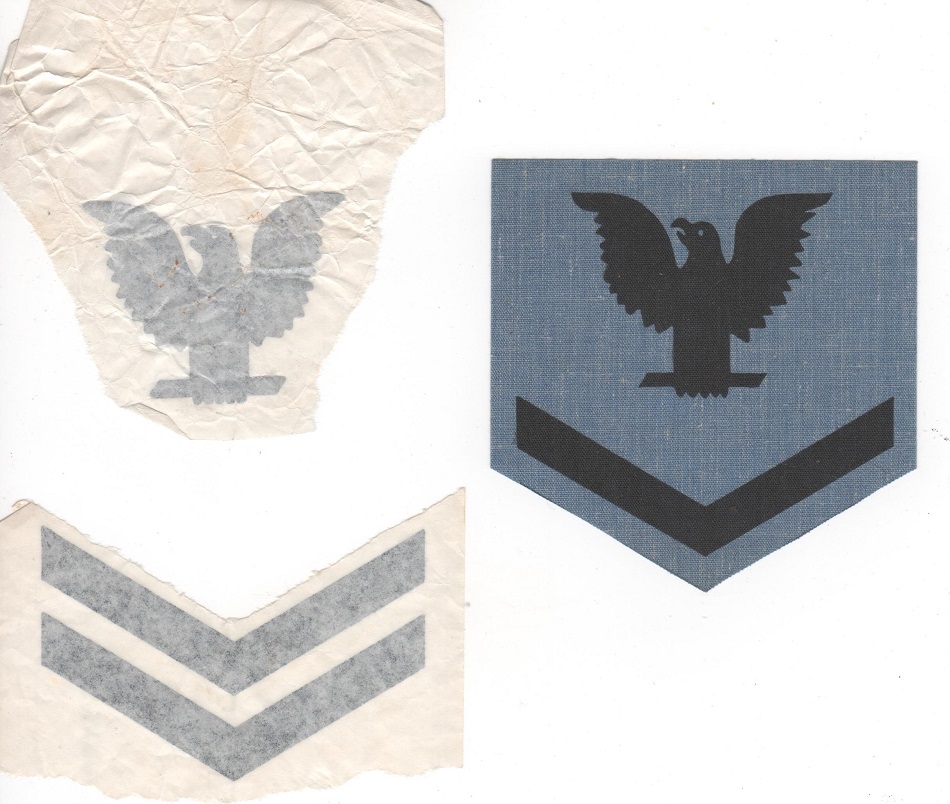 1970's Navy Iron-On Sleeve Insignia - NAVY, COAST GUARD AND OTHER SEA ...