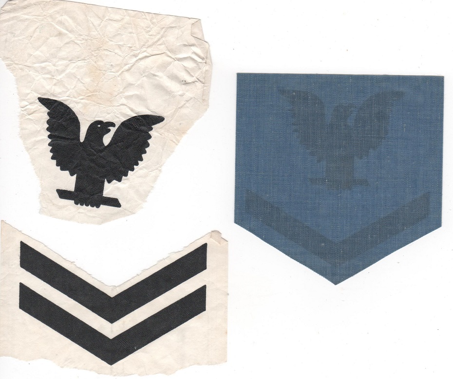1970's Navy Iron-On Sleeve Insignia - NAVY, COAST GUARD AND OTHER SEA ...