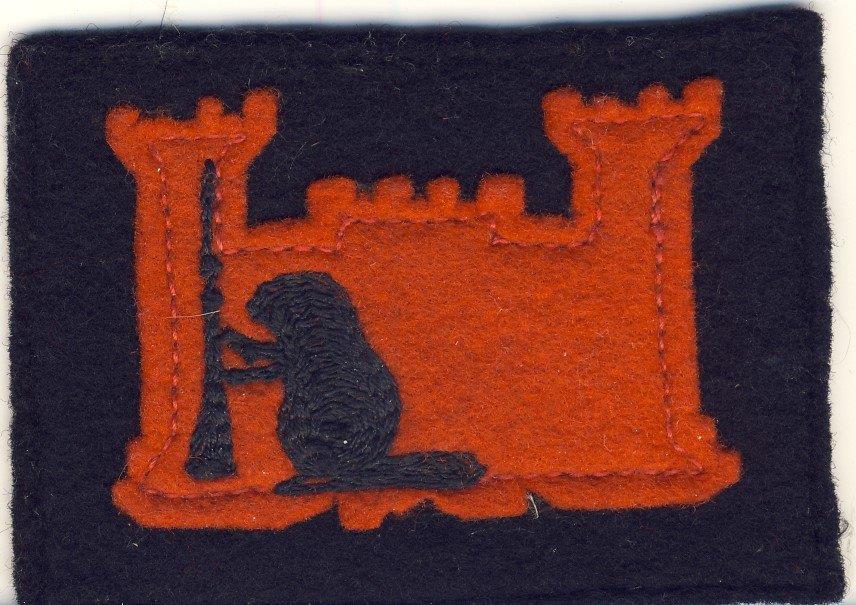 Unknown WWI Engineer Patch W/Beaver & Rifle - ARMY AND USAAF - U.S ...