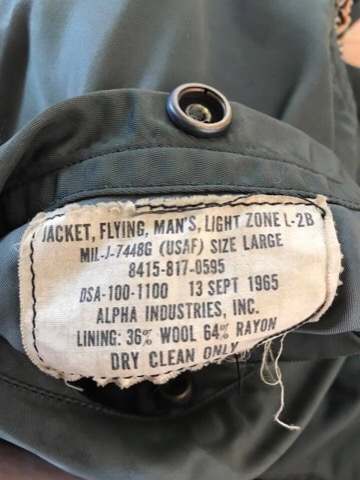 Vietnam (also worn post war) Young Tigers Task Force Flight Jacket ...