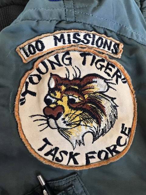 Vietnam (also worn post war) Young Tigers Task Force Flight Jacket ...