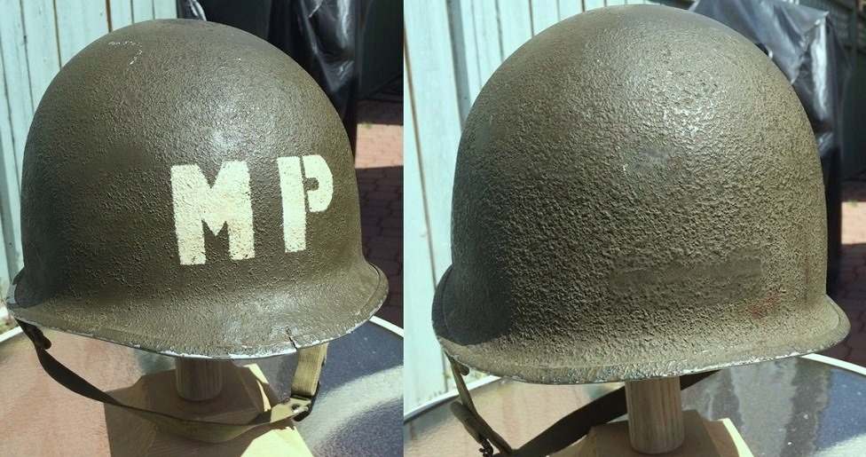 WW2 US MP M1 Helmet Markings Guide - M-1; M-1C & M-2 HELMETS - U.S ...