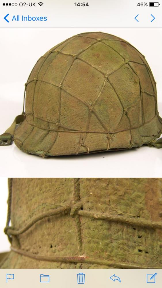 WW2 USMC burlap Raider Helmet - Page 3 - M-1; M-1C & M-2 HELMETS - U.S ...