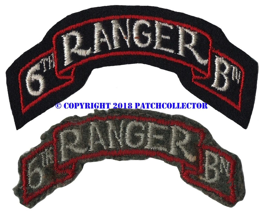 Some 6th Ranger Scrolls - ARMY AND USAAF - U.S. Militaria Forum