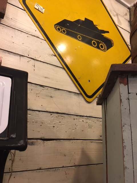 Tank Road Sign - MISC MILITARIA - U.S. Militaria Forum