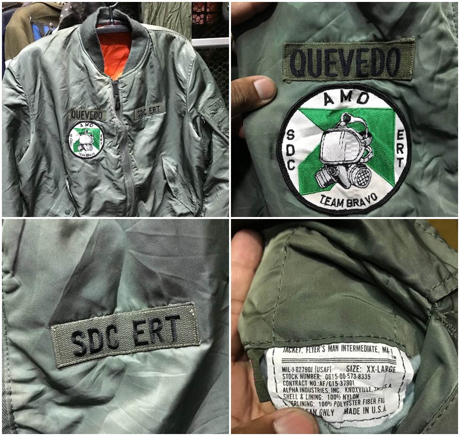 MA-1 flight jacket SDC ERT - UNIFORMS - U.S. Militaria Forum