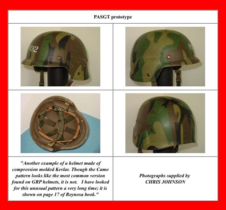 Antique shop prototype PASGT - MODERN COMPOSITE HELMETS - U.S ...