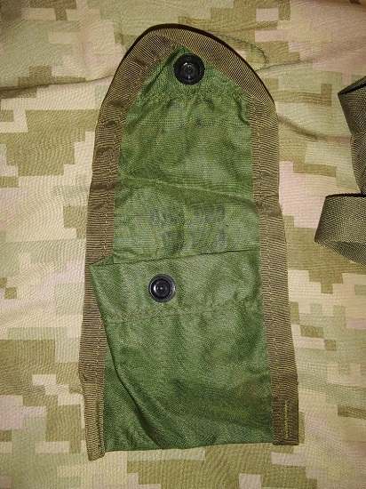 Nylon 'M1967' plastic snap first aid pouch and small arms ammo case ...