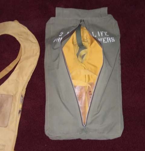 Life preserver storage bag - SURVIVAL GEAR - U.S. Militaria Forum