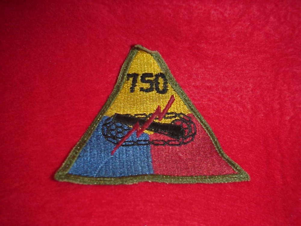 750th Tank Battalion Armored Patch SSI - ARMY AND USAAF - U.S ...