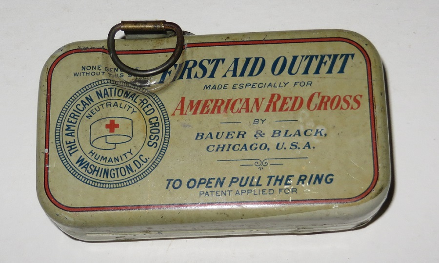 Bauer & Black 1907 First Aid Packet - Civilian Model - WWI US MILITARIA ...