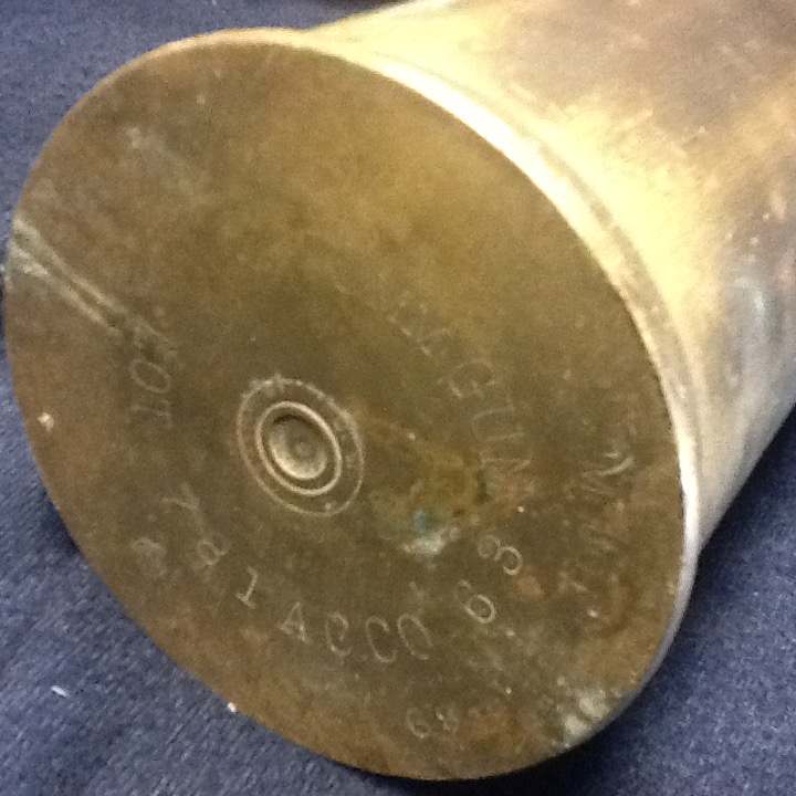 WW1 dated 75mm Shrapnel round, complete, as issued. - FIREARMS - U.S ...
