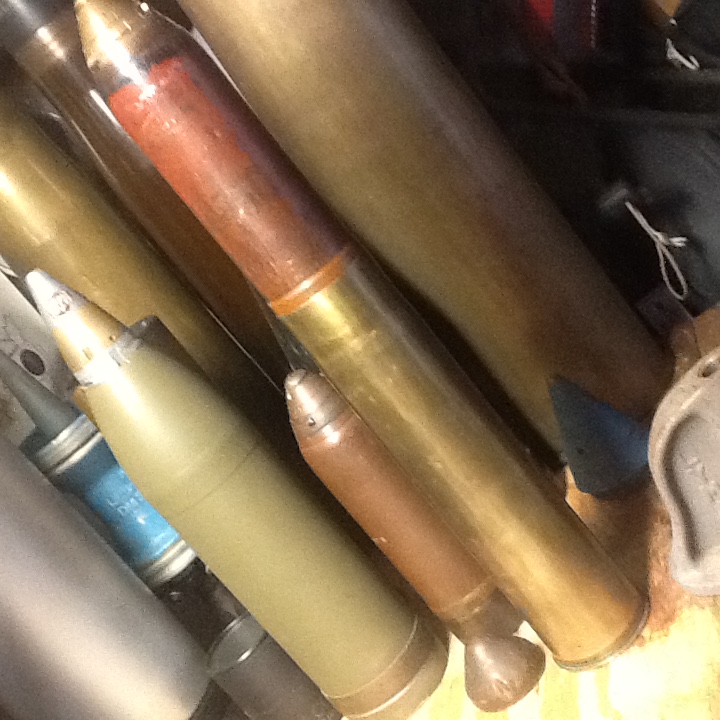 WW1 dated 75mm Shrapnel round, complete, as issued. - FIREARMS - U.S ...