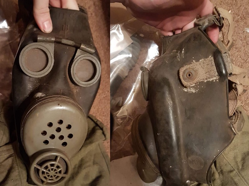 1944 U.S. M2-10-6 Army Lightweight Optical Mask Restoration - FIELD ...