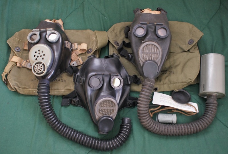 1944 U.S. M2-10-6 Army Lightweight Optical Mask Restoration - FIELD ...