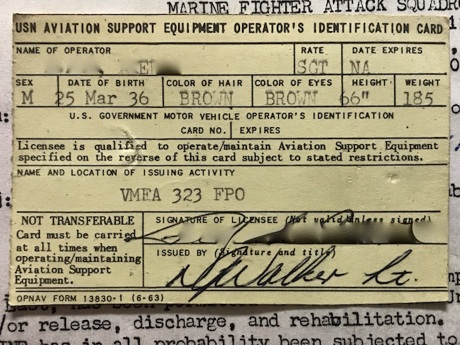 Help USN Aviation Operator's ID Card Vietnam - EPHEMERA, PHOTOGRAPHS ...