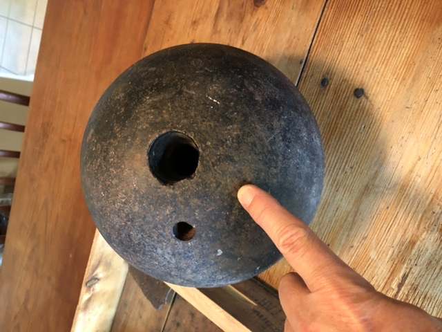 Civil War 9” Mortar shell - FIREARMS - U.S. Militaria Forum