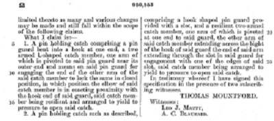 Blancard & Co. / Thomas Mountford - Safety Catch (so-called Tiffany ...